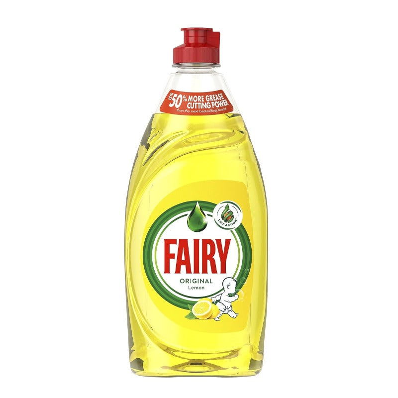 Fairy Washing Up Liquid Lemon 320ml PMP £1.29 - Case of 10 Wholesale