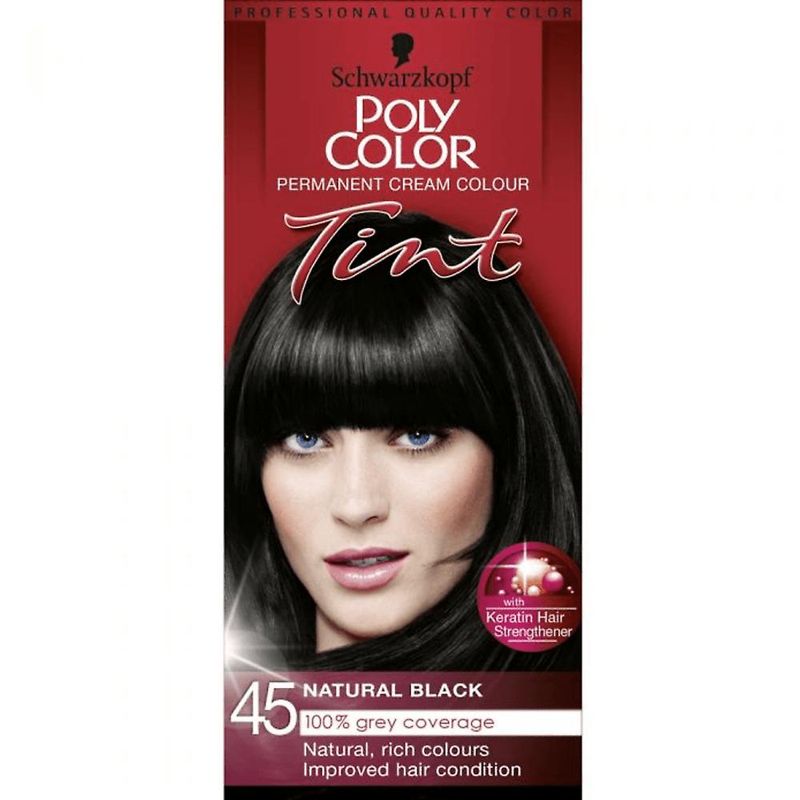 Poly Colour Natural Black Hair Dye - Case of 3 Wholesale