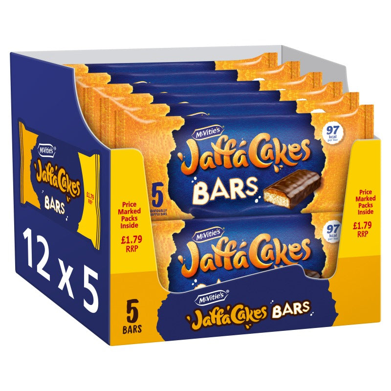 McVitie's Jaffa Original Cake Bar Multipack 5x26.2g PMP £1.79 - Case o ...