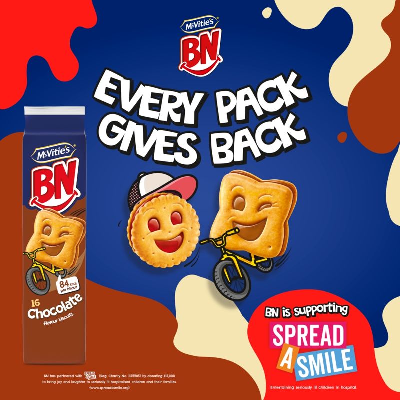 McVitie's BN Milk Chocolate Biscuits 285g - Case of 12 Wholesale