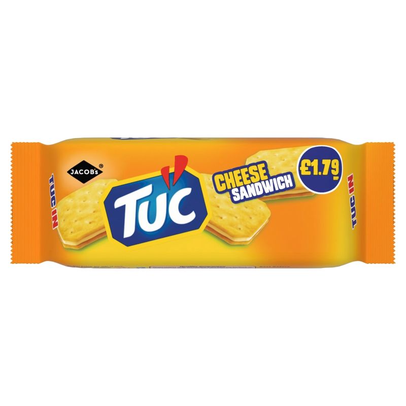 TUC Cheese Sandwich Crackers 150g PMP £1.79 - Case of 12 Wholesale