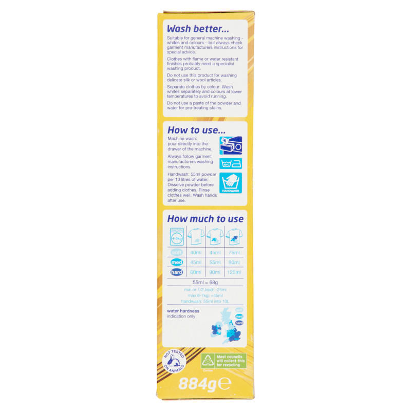 Easy Laundry Powder 13w 3 in 1 Bio 884g - Case of 6 Wholesale