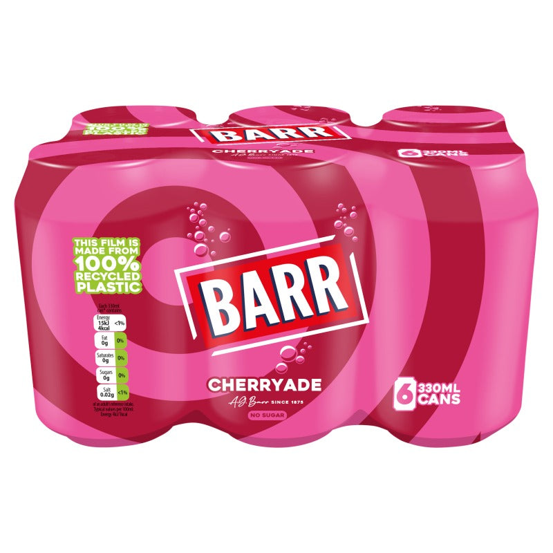 Barr Cherryade Cans 330ml 6 Pack - Case of 4 Wholesale