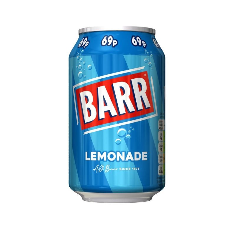 Barr Lemonade Cans 330ml PMP 69p - Case of 24 Wholesale