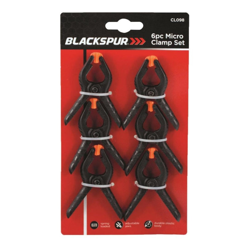 Blackspur Micro Clamp Set 6 Pack Wholesale