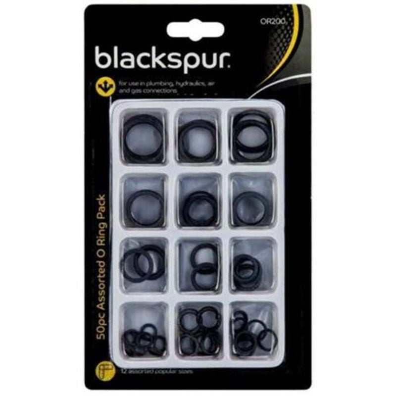 Blackspur O-Ring Assortment 50 Pack Wholesale