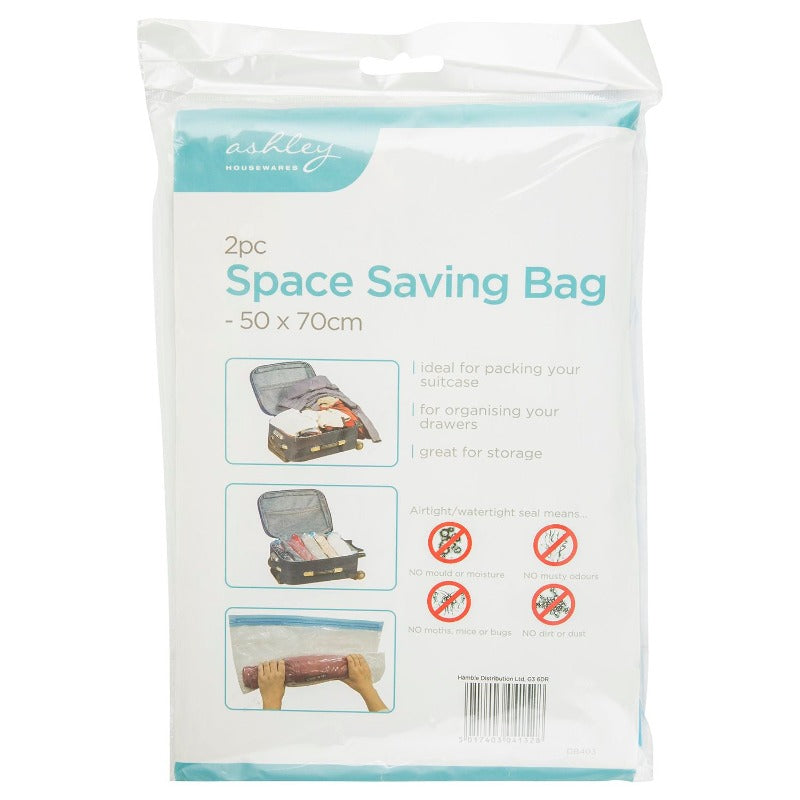 Ashley Housewares Space Saving Vacuum Compressed Storage Bag 2 Pack ...