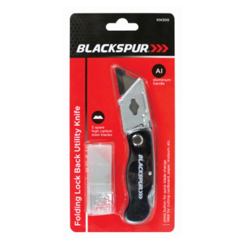 Blackspur Folding Lock-Back Utility Knife Wholesale