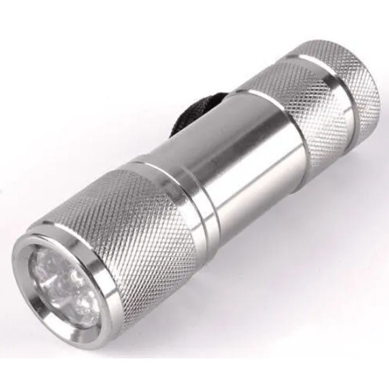 Status Aluminium Torch Silver 9 LED Wholesale