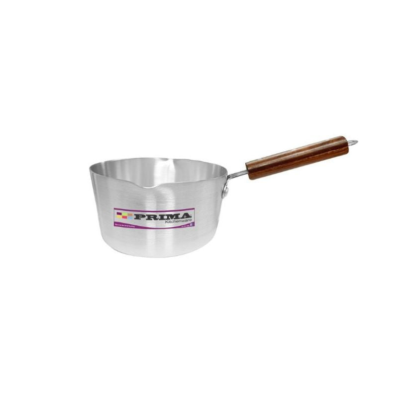 Prima Aluminium Milk Pan with Wooden Handle 20cm Wholesale