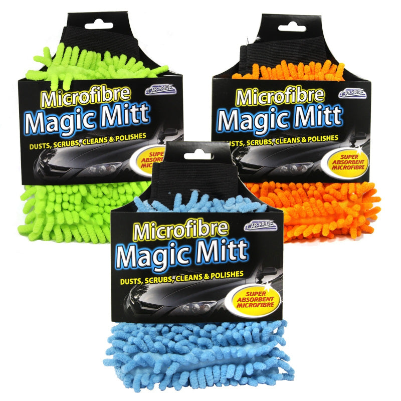 Car Pride Microfibre Magic Mitt Assorted Wholesale