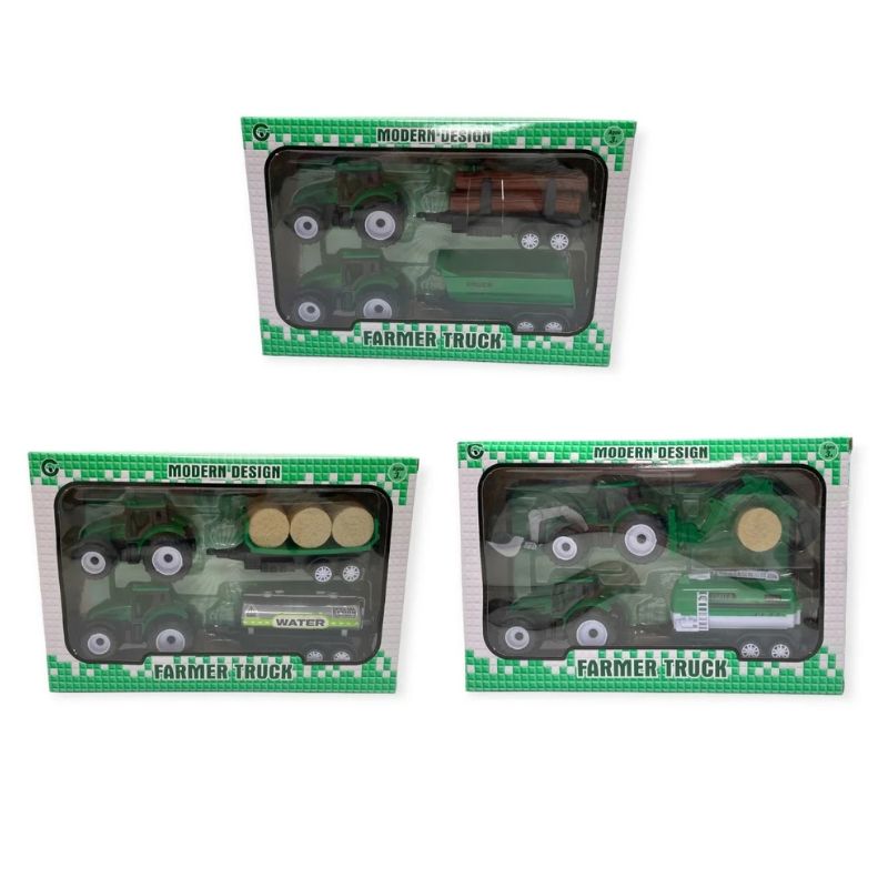 Double Tractor Trailer Set Wholesale