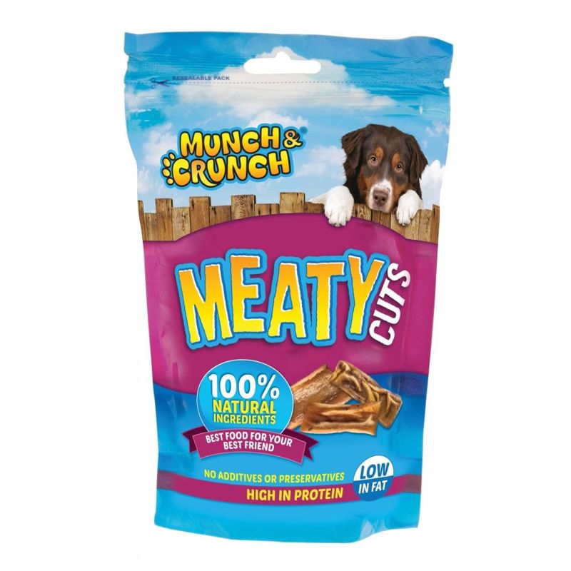 Munch & Crunch Meaty Cuts 100g Wholesale