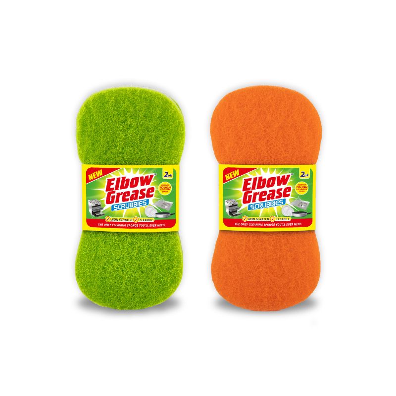 Elbow Grease Sponge Scrubbies 2 Pack Wholesale