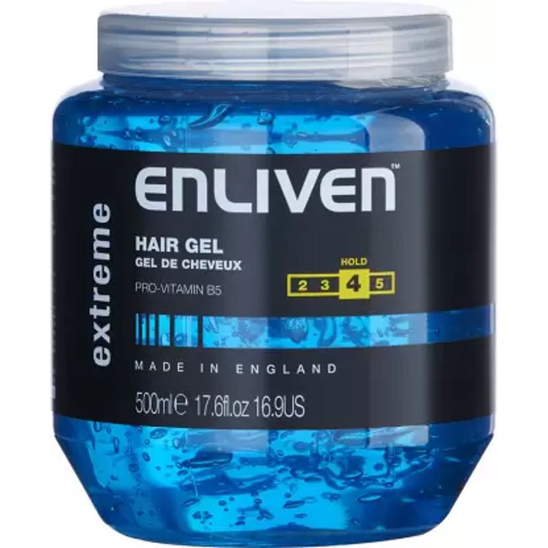 Enliven XL Extreme Blue Hair Gel 500ml - Case of 12 Wholesale