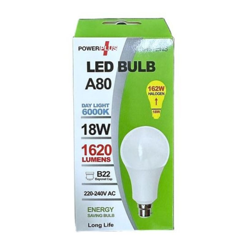 Powerplus LED Bulb A60 B22 18W(160W) Day Light Wholesale