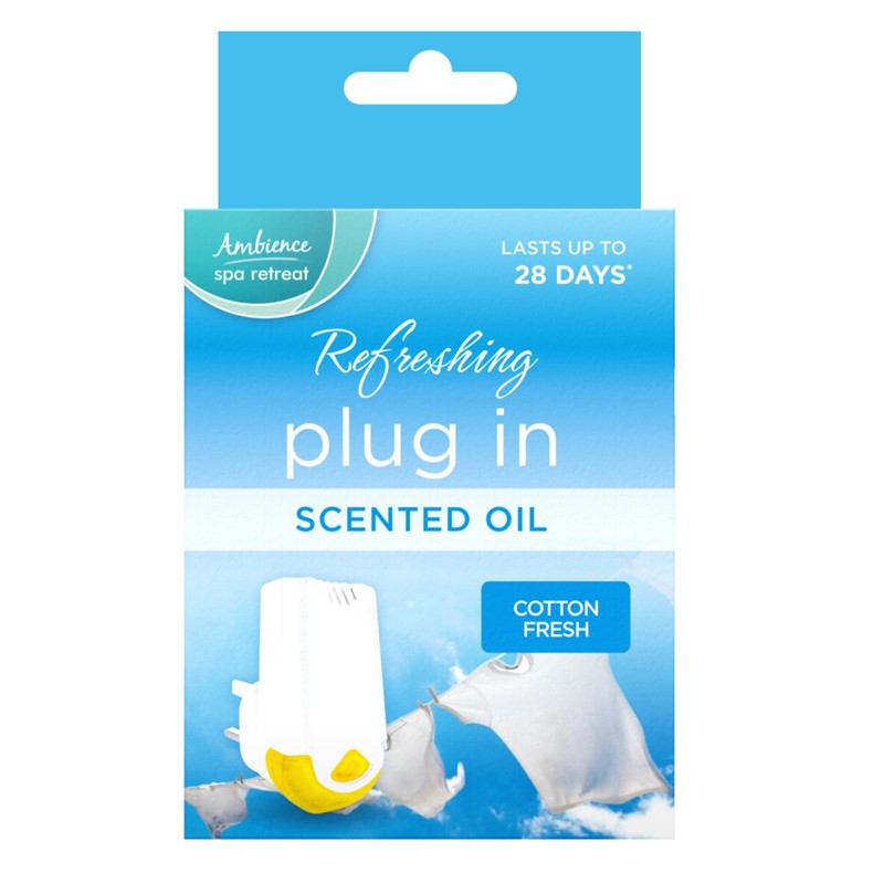 Ambience Air Plug in Air Freshener & Refill Cotton Fresh Wholesale