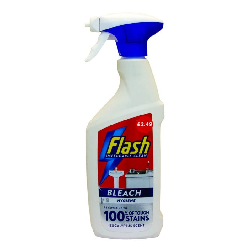 Flash Spray with Bleach 500ml PMP £2.49 - Case of 10 Wholesale