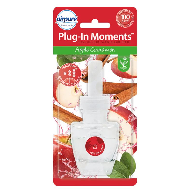 Airpure Plug In Moments Refill Apple Cinnamon 20ml Wholesale