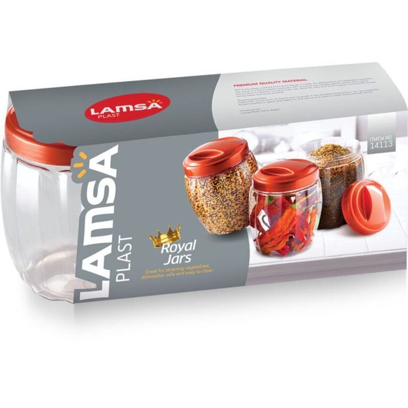 Lamsa Plast Royal Jar Set 3200ml Wholesale