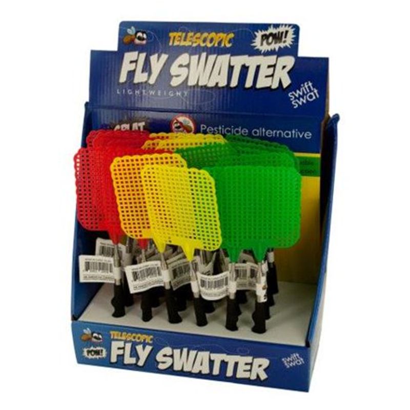 Telescopic Fly Swatter - Case of 24 Wholesale