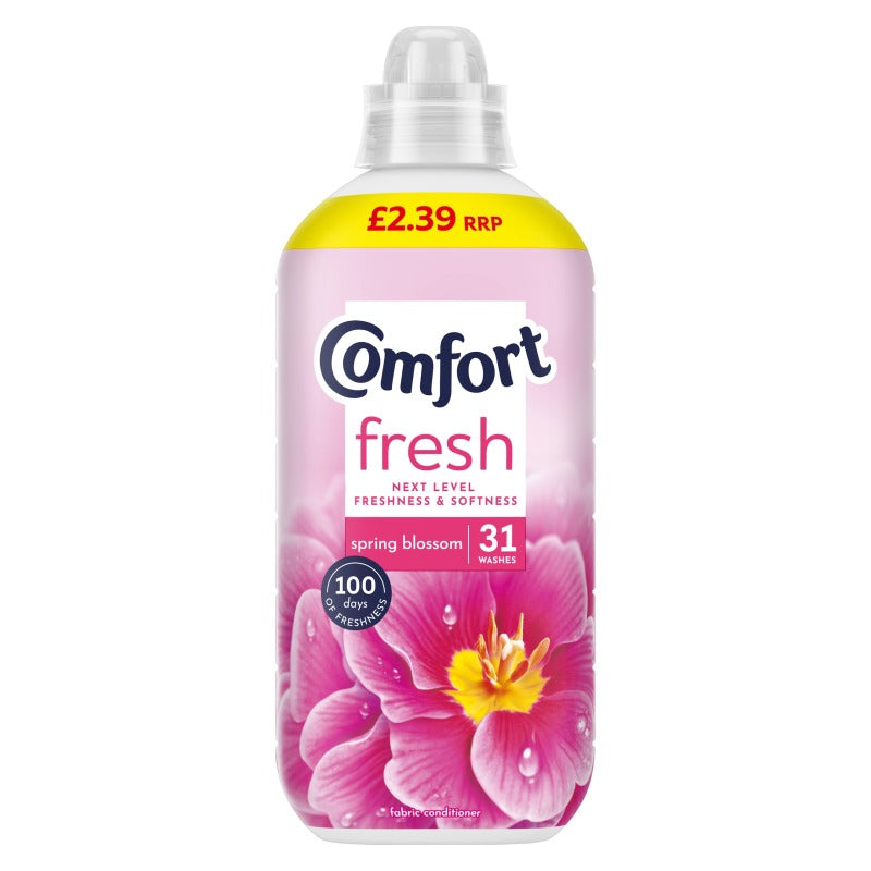 Comfort Fabric Conditioner Spring Blossom 31w 930ml PMP £2.39- Case of ...