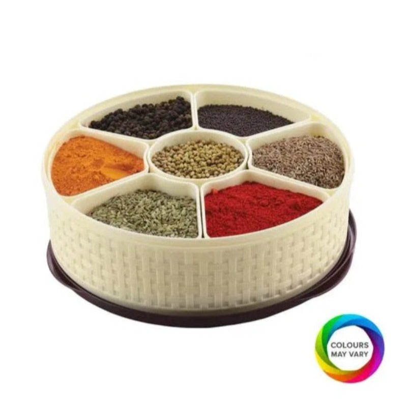 Plastic Masala Dabba 18.5cm Wholesale