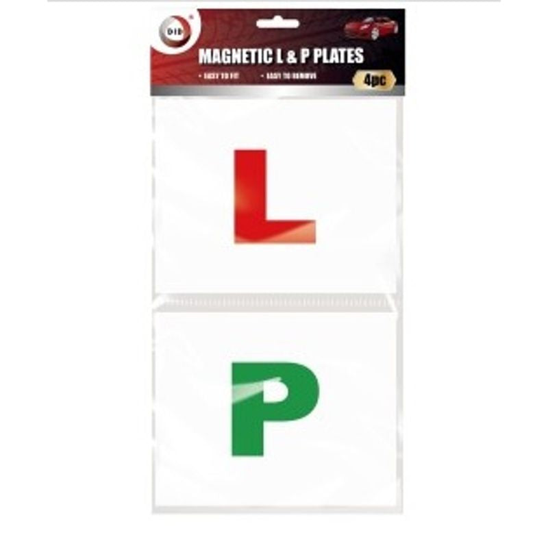DID Magnetic L&P Plates 4 Pack Wholesale