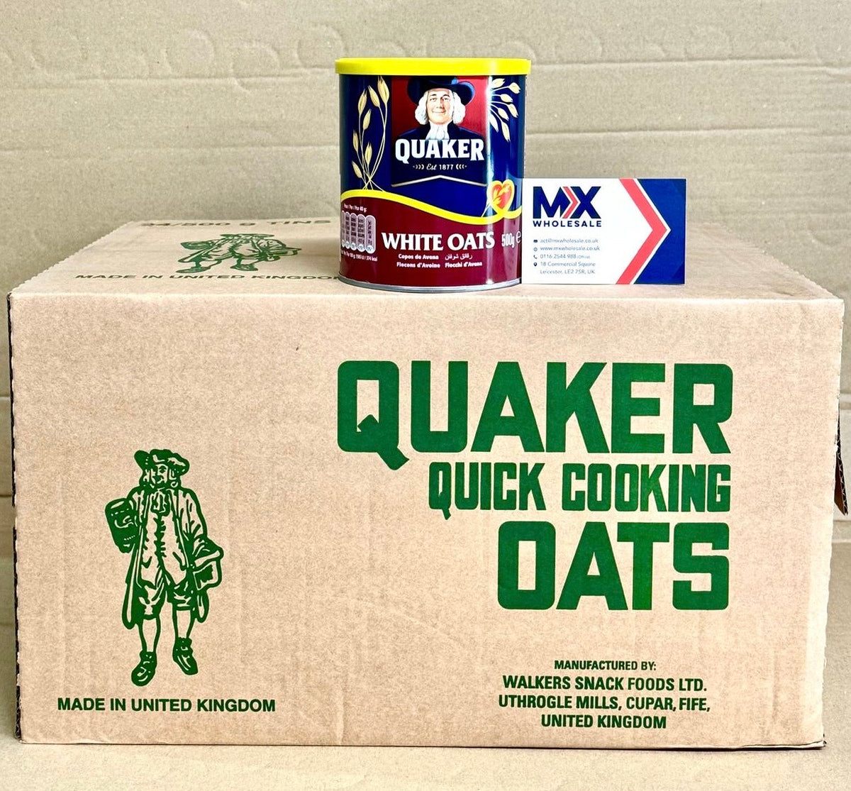 Quaker Oats Original Tin Euro 500g - Case of 24 Wholesale