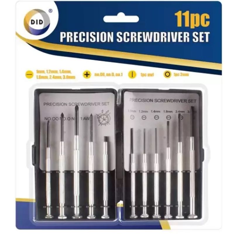 DID Precision Screwdriver Set 11 Piece Wholesale