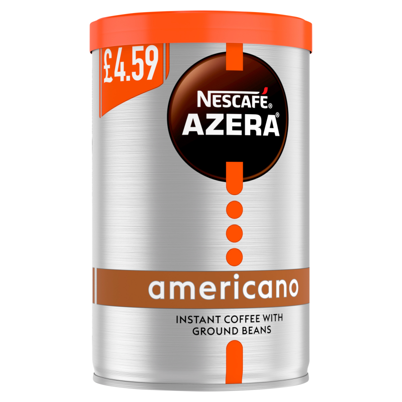 NESCAFÉ Azera Americano Instant Coffee Tin 90g PM £4.59 - Case of 6 ...
