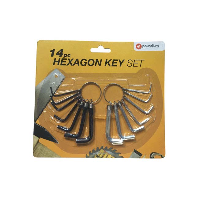 Hexagon Alan Key Set 14 Piece Wholesale