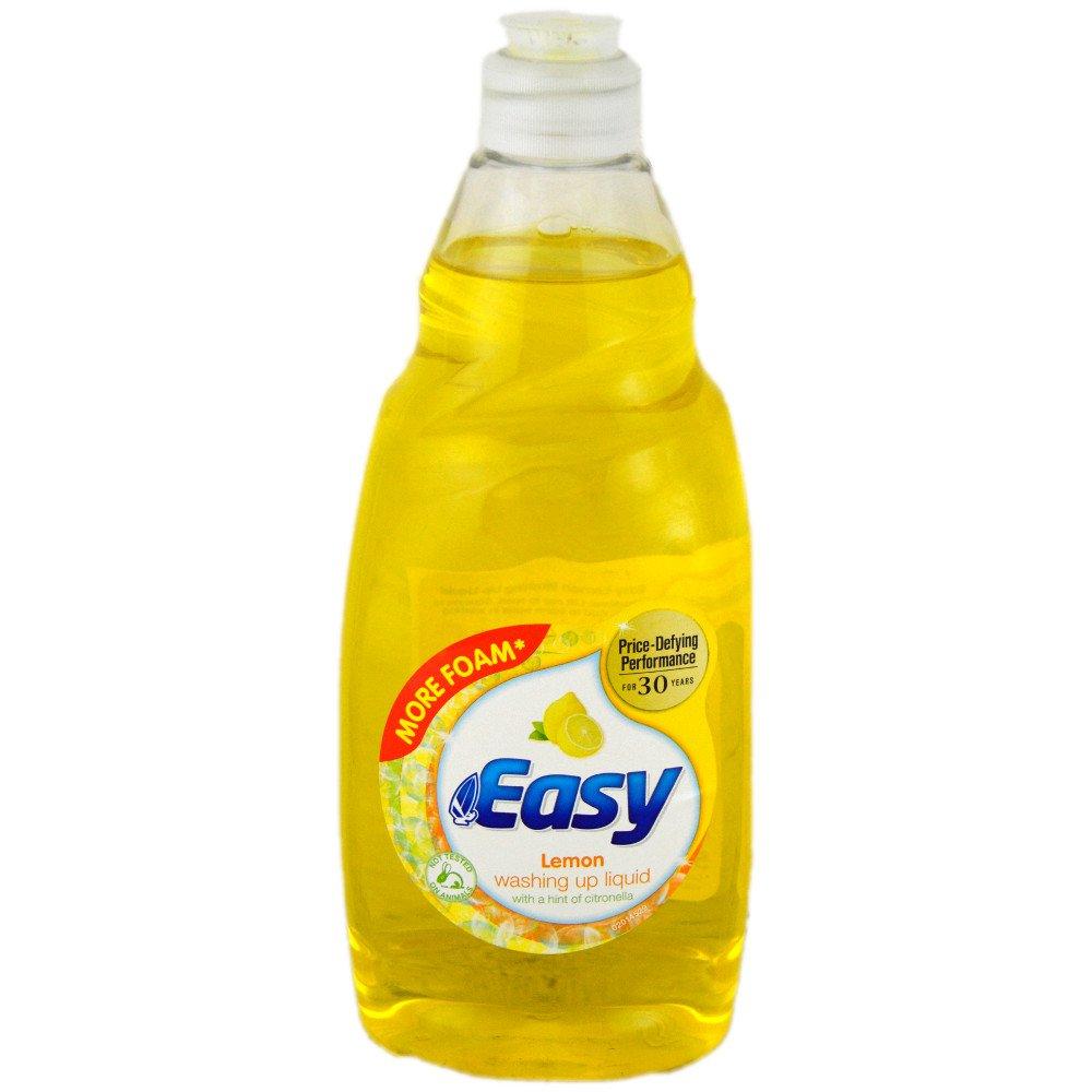 Easy Washing Up Liquid Lemon 500ml - Case of 8 Wholesale