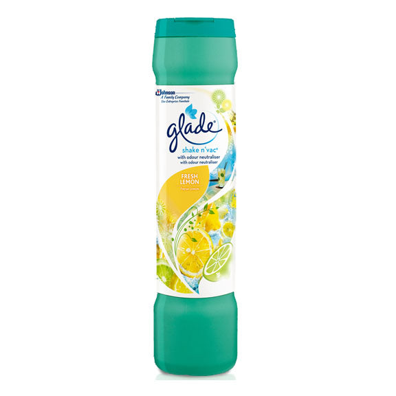Glade Shake 'n' Vac Fresh Lemon 500g - Case of 12 Wholesale