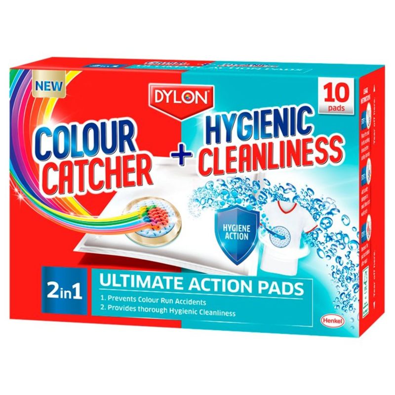 Dylon 2 in 1 Colour Catcher & Hygiene 10 Pads - Case of 12 Wholesale