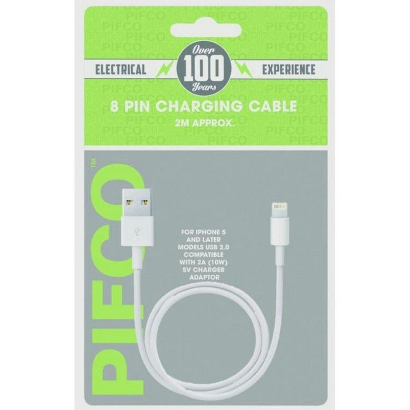 PIFCO iPhone Mini Charging Cable 8 Pin 1m Wholesale