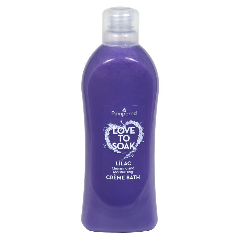 Pampered Crème Bath Moisturising Lilac 1L - Case of 8 Wholesale