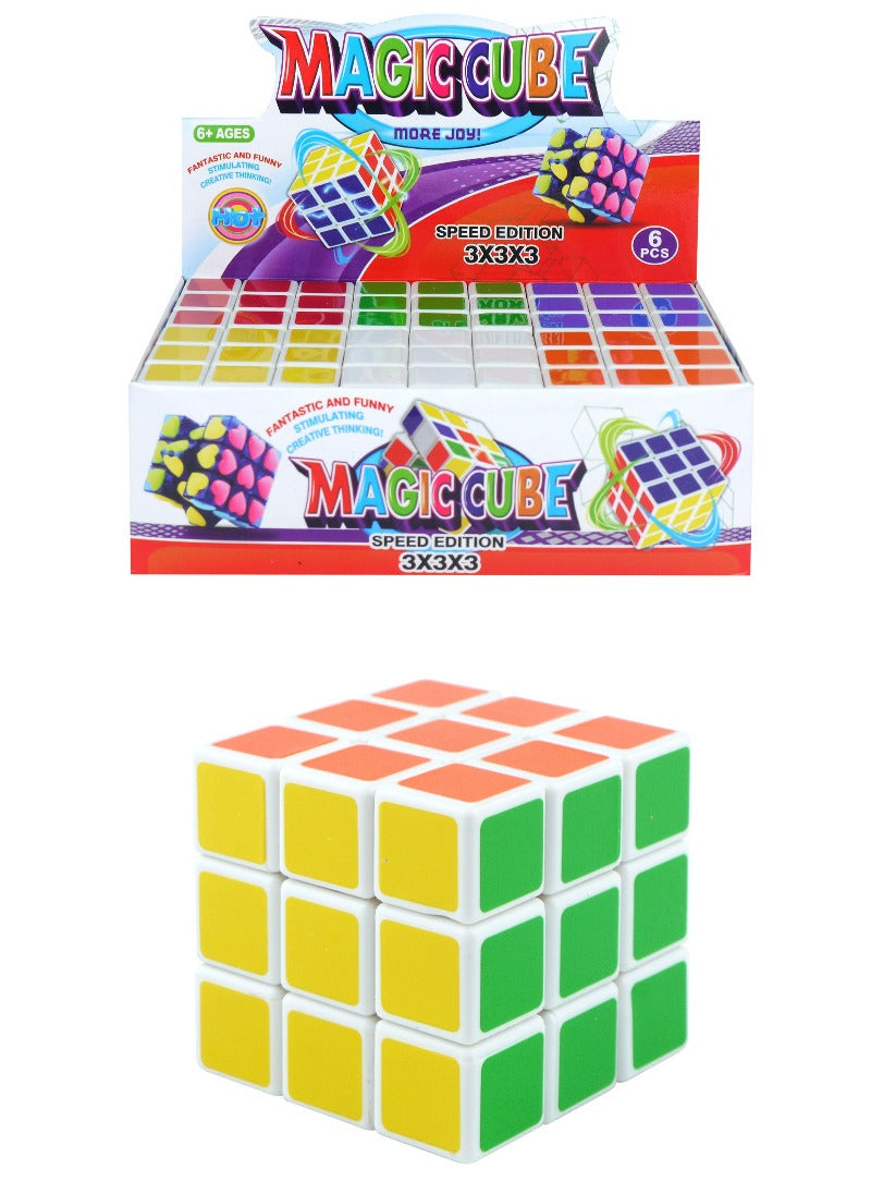 Magic Puzzle Cube 5.7cm - Case of 6 Wholesale