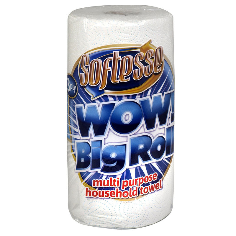 Softesse Wow Big Roll Kitchen Towel - Case of 12 Wholesale