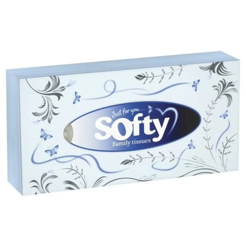 Softy Family Facial Tissues 110 Pack 2 Ply - Case of 24 Wholesale