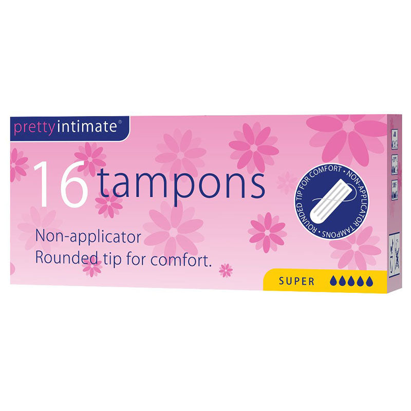Pretty Intimate Tampons Super 16 Pack - Case of 12 Wholesale