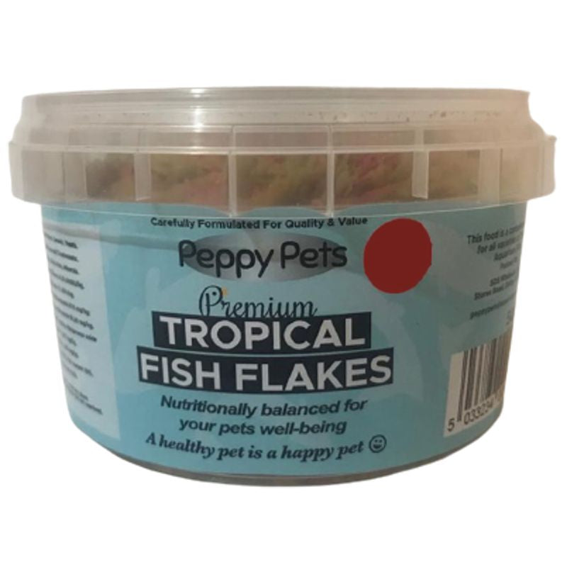 Peppy Pets Tropical Fish Flakes Fish Food 500ml - Case of 10 Wholesale