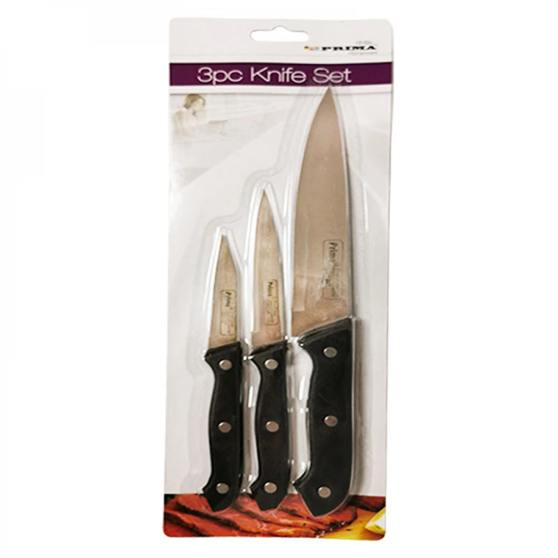 Prima Knife Set 3pc Wholesale
