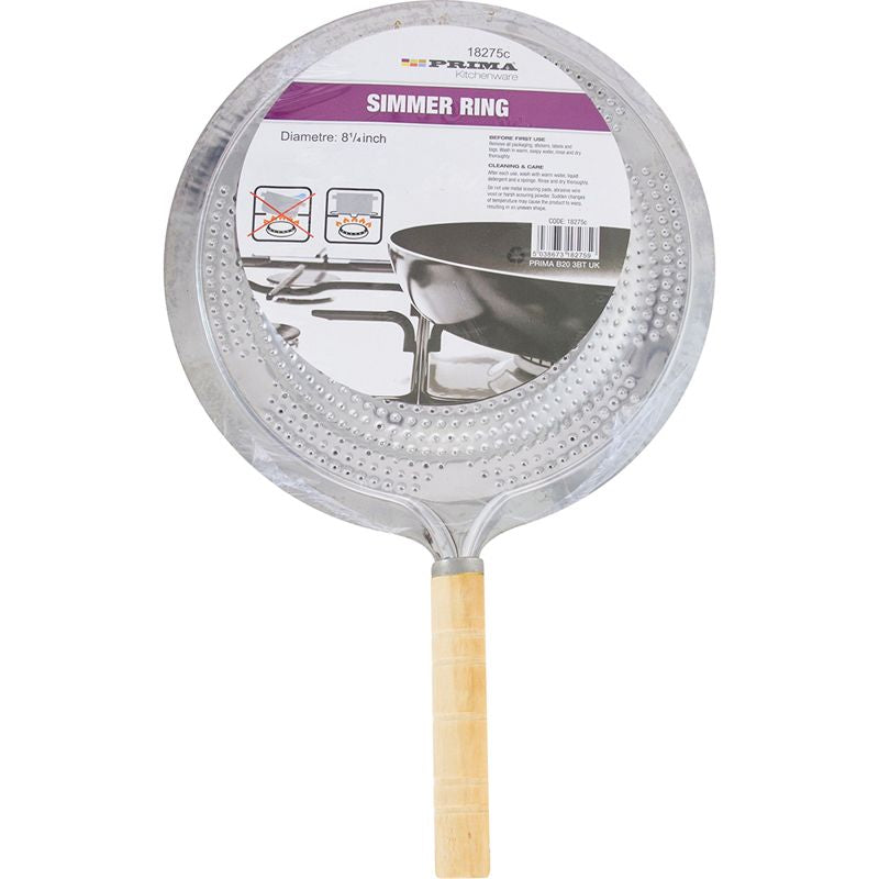 Prima Simmer Ring with Wooden Handle 21cm Wholesale