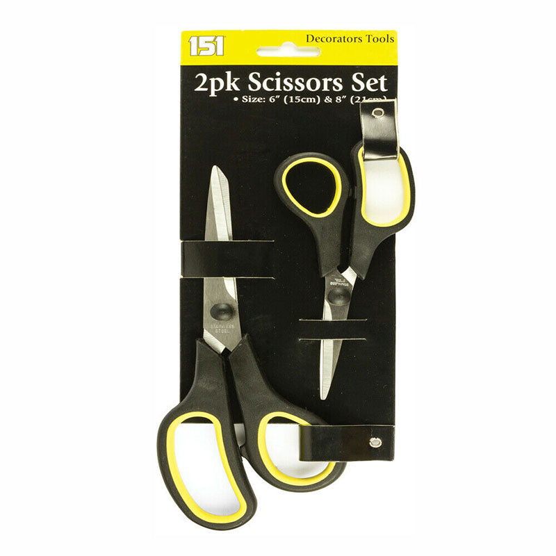 151 Decorators Tools Scissors Set Twin Pack Wholesale