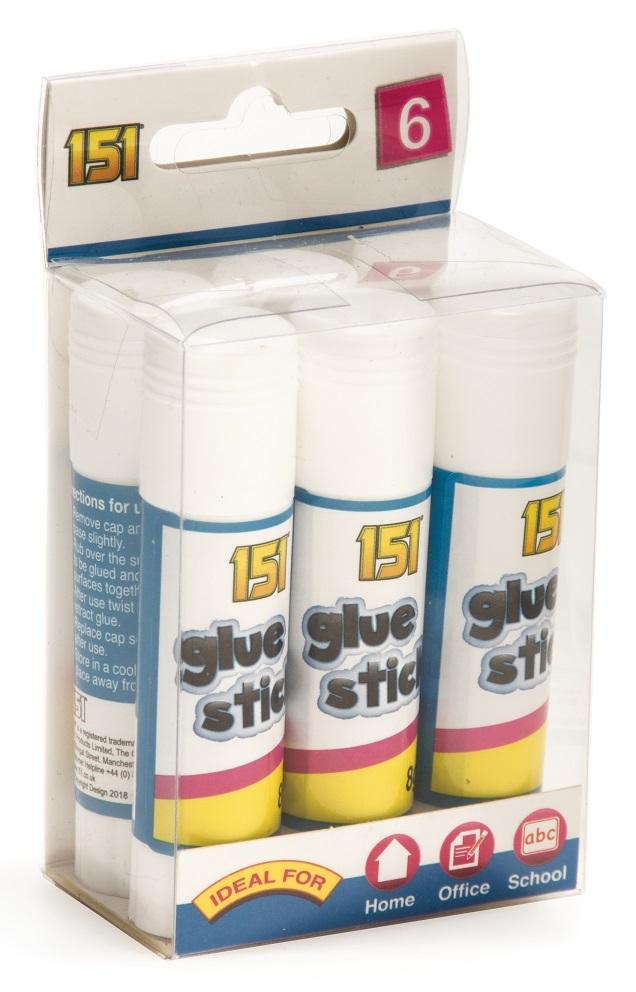 151 Glue Stick 6 Pack Wholesale