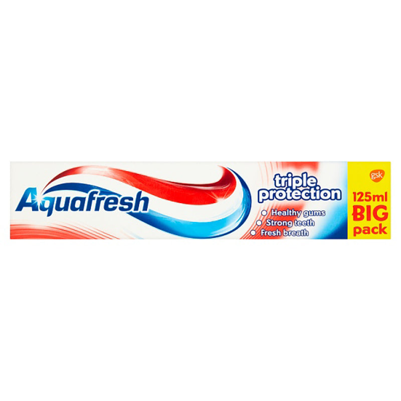 Aquafresh Toothpaste Triple Protection 125ml - Case of 12 Wholesale