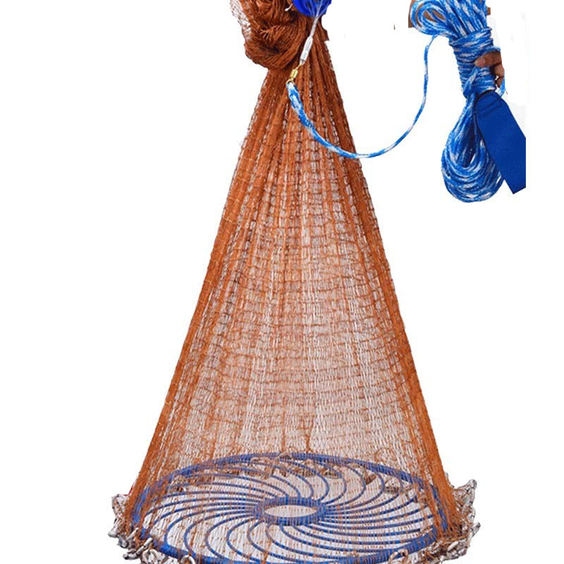 Fish Net Round Coloured 7” - Case of 12 Wholesale