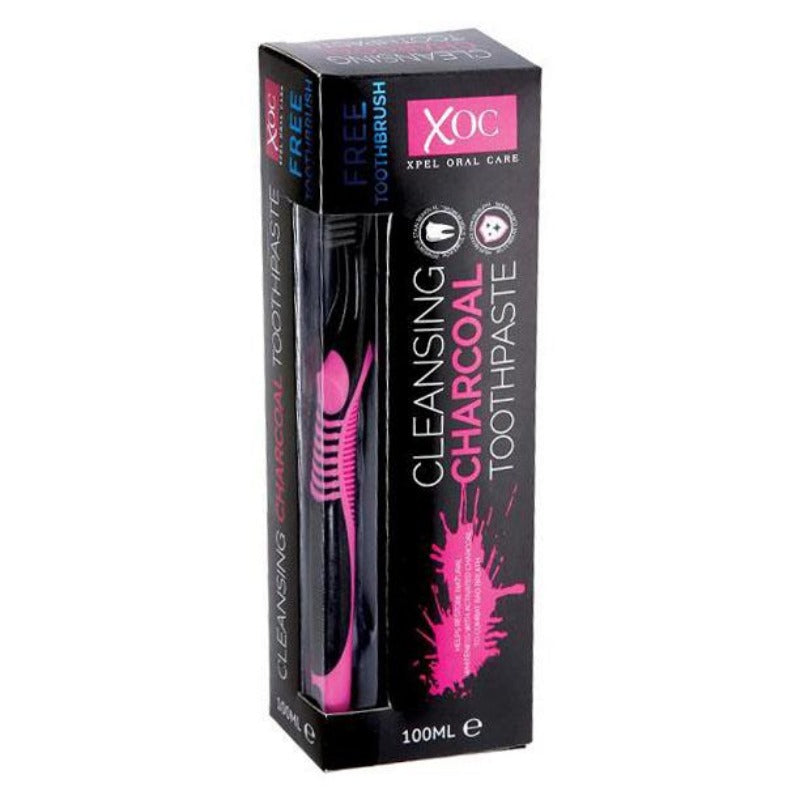 XOC Cleansing Charcoal Toothpaste with Free Toothbrush Wholesale