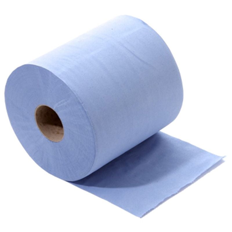 Pallet Deal : 77 x Sirius Blue Centrefeed Paper Tissue 6 Roll Pack 150 ...